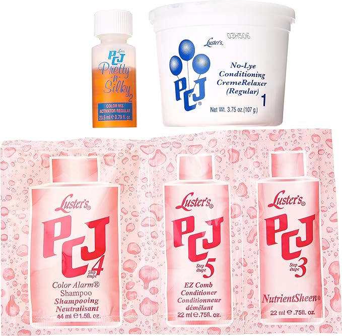 PCJ Pretty-N-Silky No-Lye Conditioning Creme Relaxer Kit (1 Retouch ...